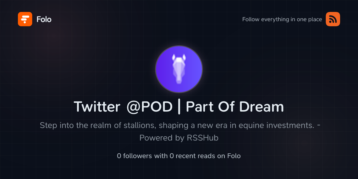 Twitter @POD | Part Of Dream | Folo