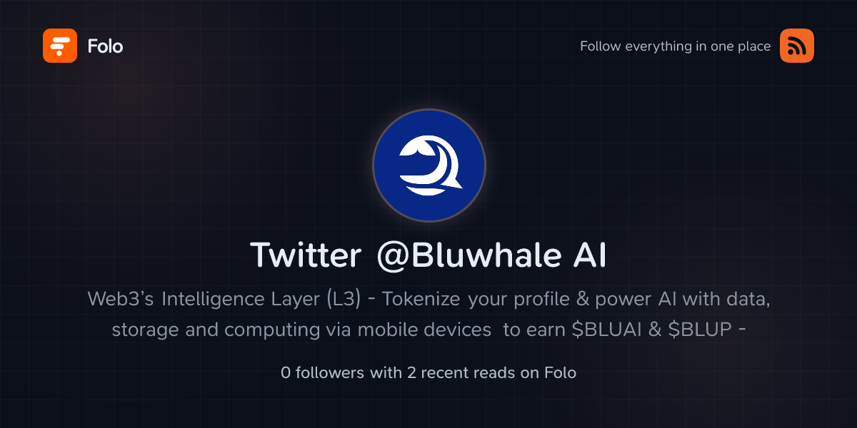 Twitter @Bluwhale AI | Folo