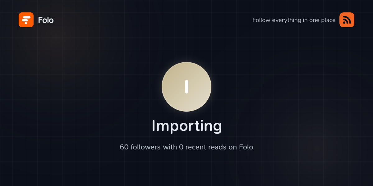 Importing | Folo