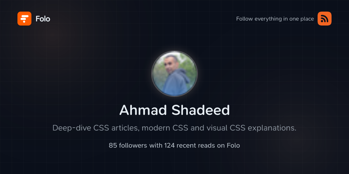 Ahmad Shadeed | Folo