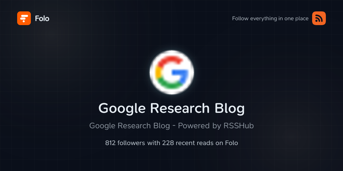 Google Research Blog | Folo