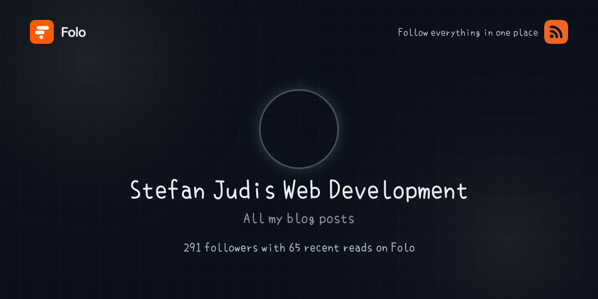 Stefan Judis Web Development | Folo
