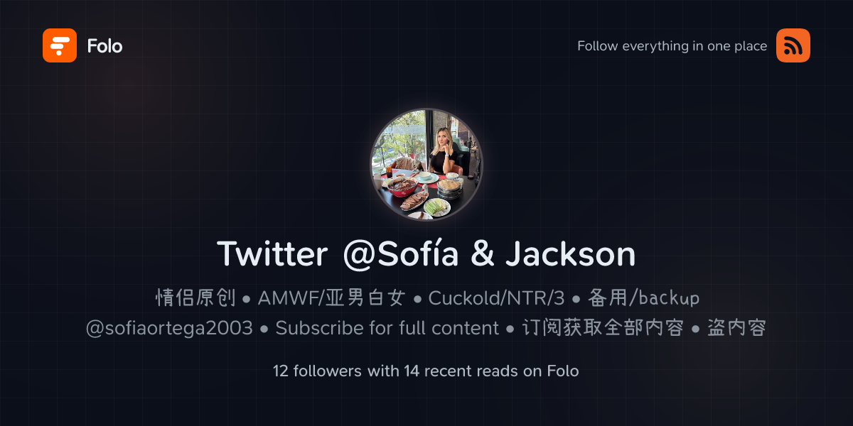 Twitter @Sofía & Jackson | Folo