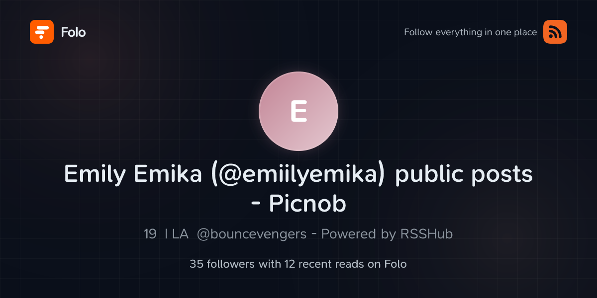 Emily Emika (@emiilyemika) public posts - Picnob | Folo