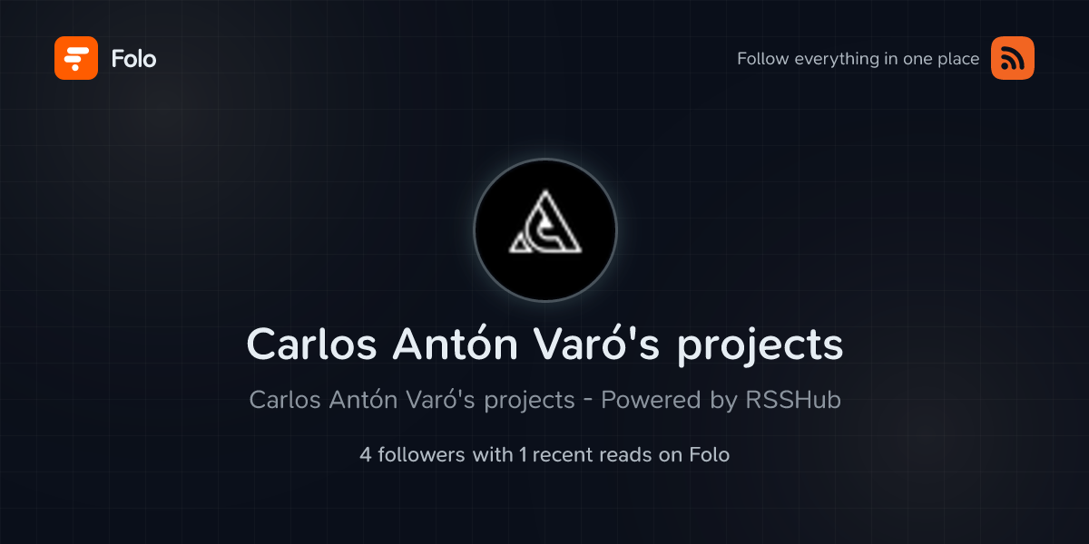 Carlos Antón Varó's projects | Folo