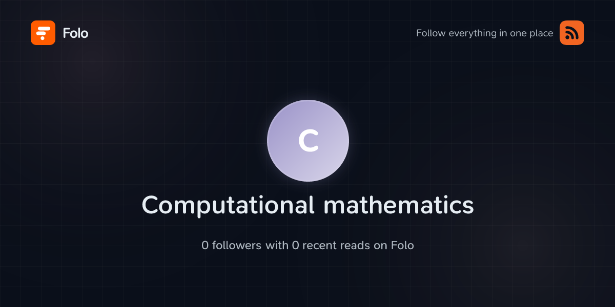 Computational mathematics | Folo
