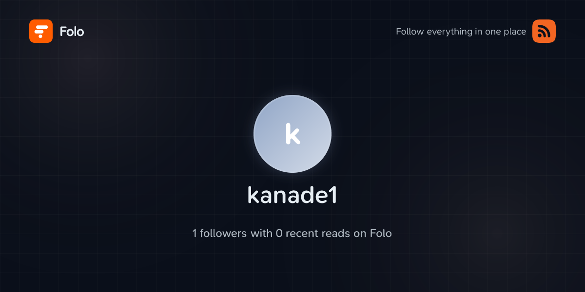 kanade1 | Folo